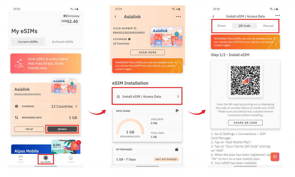 Prix des eSIM Airalo : Codes promo et Avis